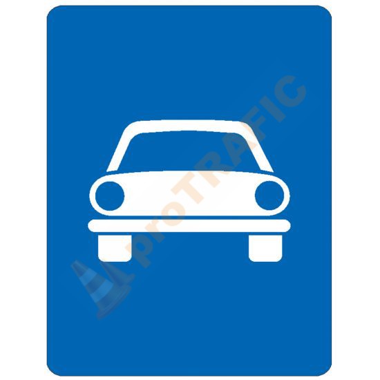 Indicator rutier de informare G17 Drum pentru autovehicule - Protrafic