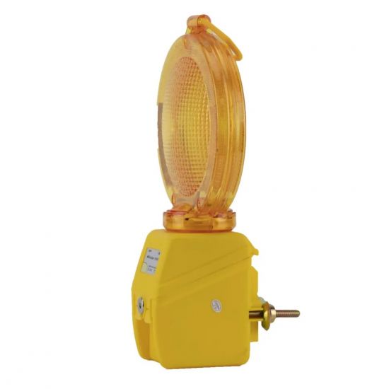 Lampa semnalizare rutiera cu lumina galbena www.protrafic.ro - Protrafic